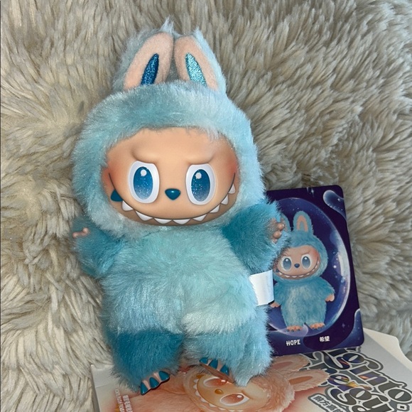 POP MART | Toys | Pop Mart Labubu Big Into Energy Hope Blue New | Poshmark